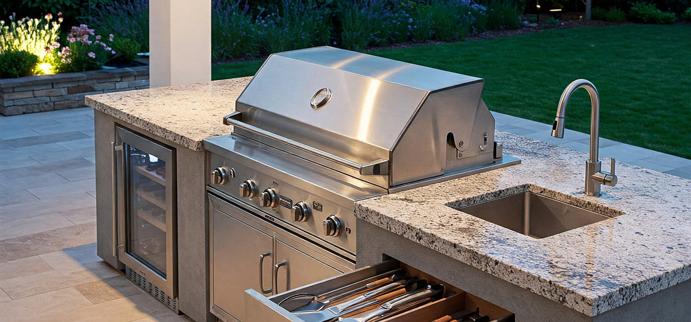 Minimum Space Needed for an Outdoor Kitchen | Size Guide — Gardens Of Style
